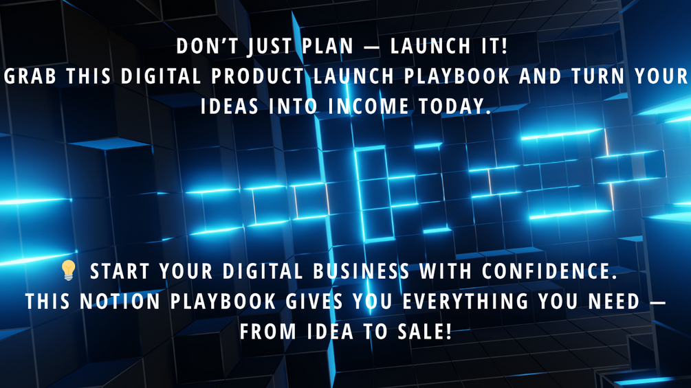 Digital Product Launch Playbook
