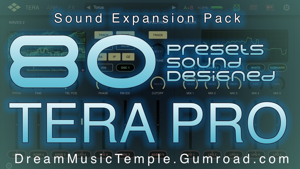 Tera Pro/Teraverse. 80 Pro Preset Sound Expansions Pack