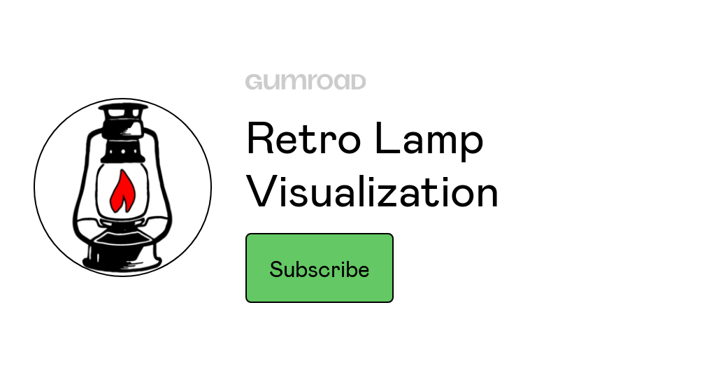 Retro Lamp Visualization