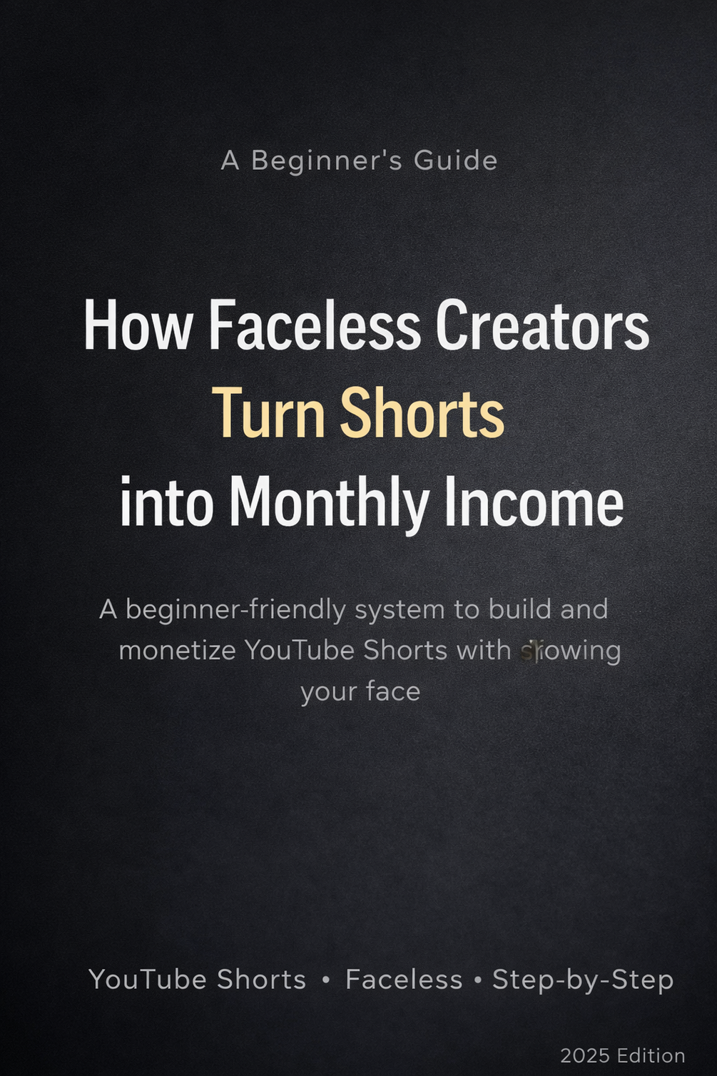 How Faceless Creators Turn Shorts into Monthly Income