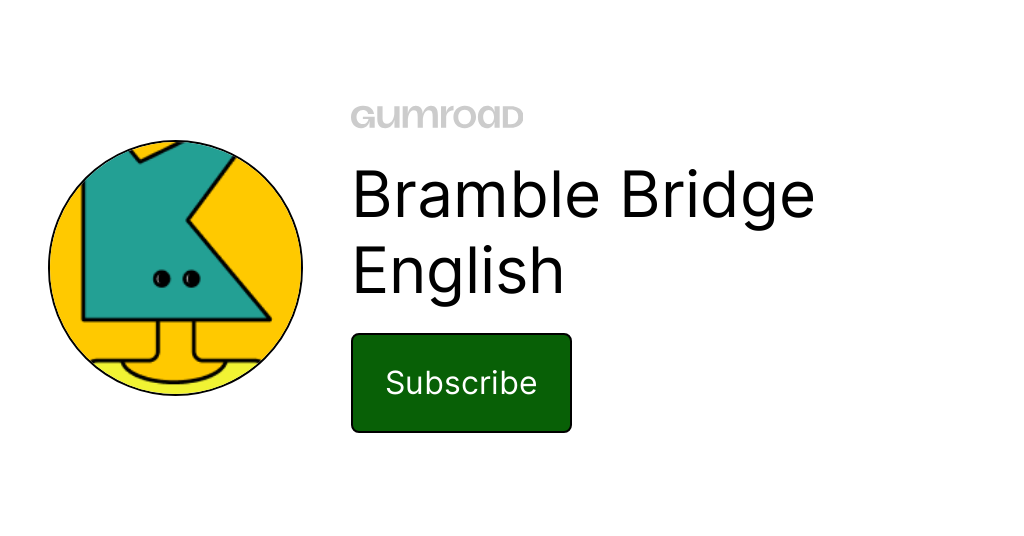 Bramble Bridge English