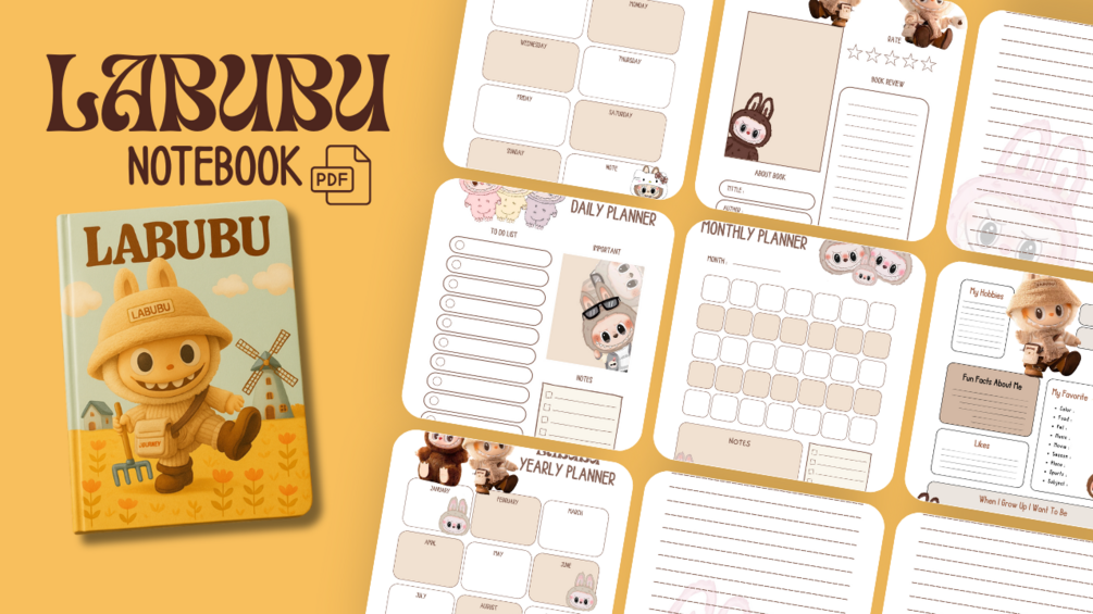 Labubu notebook