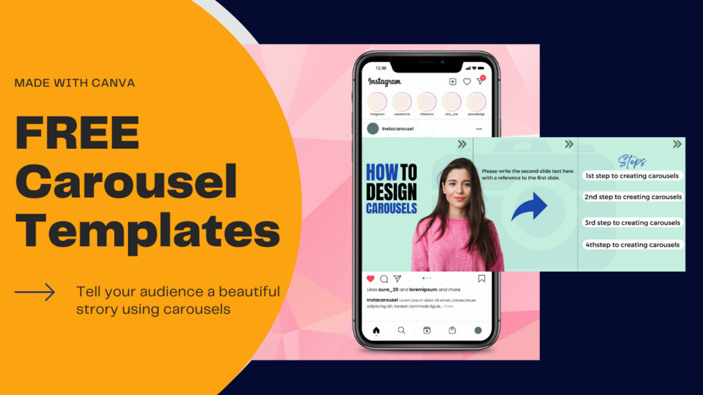 FREE Carousel Templates - Made In Canva