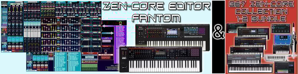 ZEN-Core Editor Librarian for Fantom 6-7-8/Fantom 06-07-08 + ZEN-Core ...