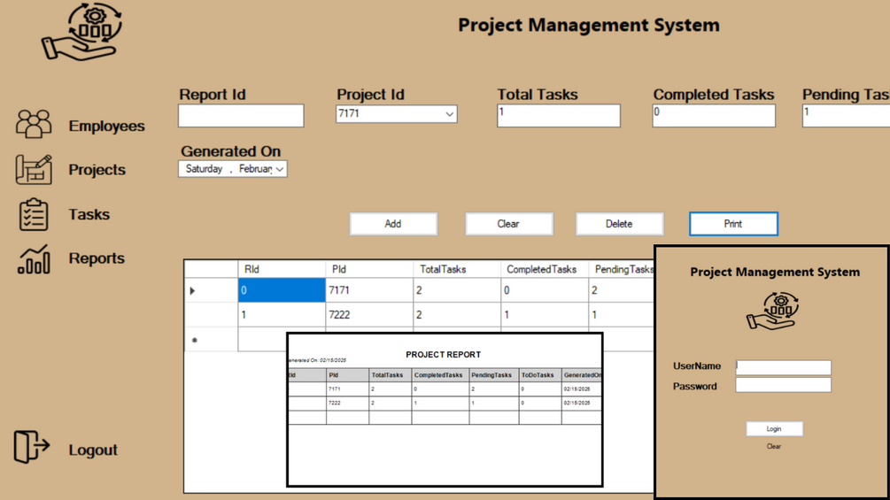 Project Management System