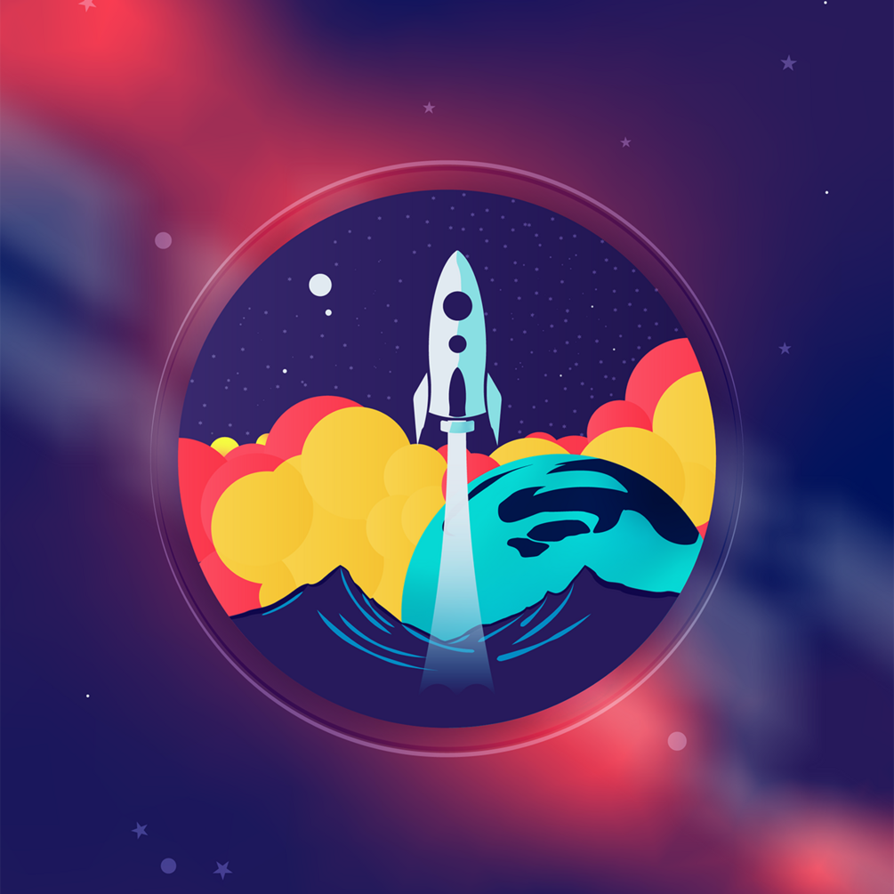 takeMeTo_theMoon - space ilustration and iWallpaper