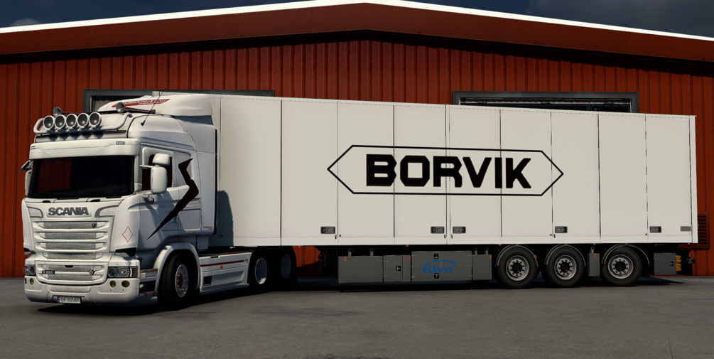 Scania RJL 6s Skjønhaug Transport / Borvik Combo Skin