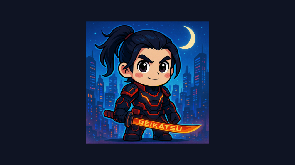 REIKATSU - Chibi Cyber Ninja Art (Digital Download