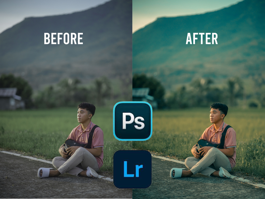 Cine 1 Color grading action for Photoshop / Lightroom