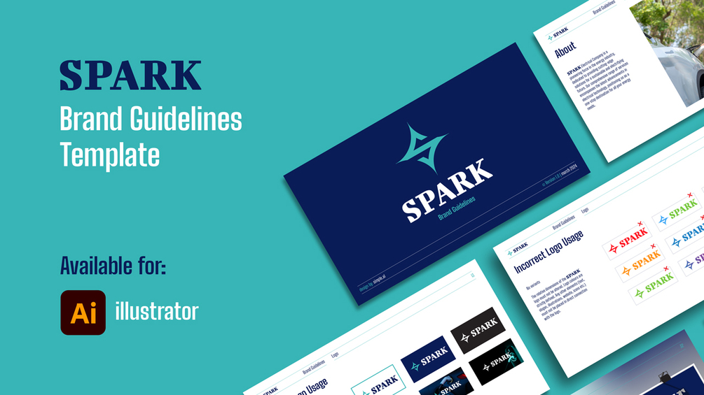 SPARK - Brand Guidelines Template (illustrator)