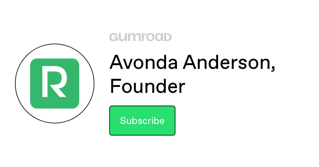 Avonda Anderson, Founder