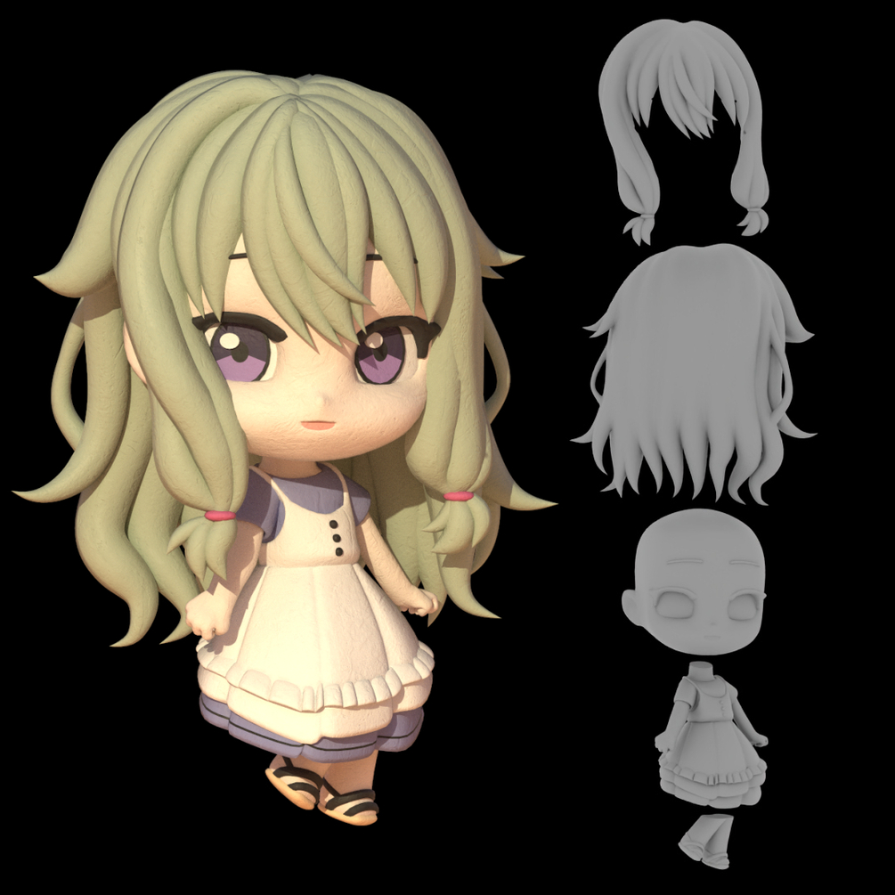 Nene Chibi Figure (Project Sekai / Colorful Stage)
