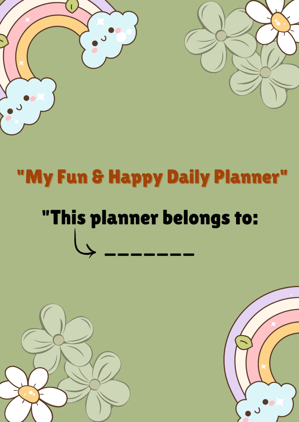 📝 "Kids Daily Planner | Fun Jungle-Themed Printable | Habit Tracker ...