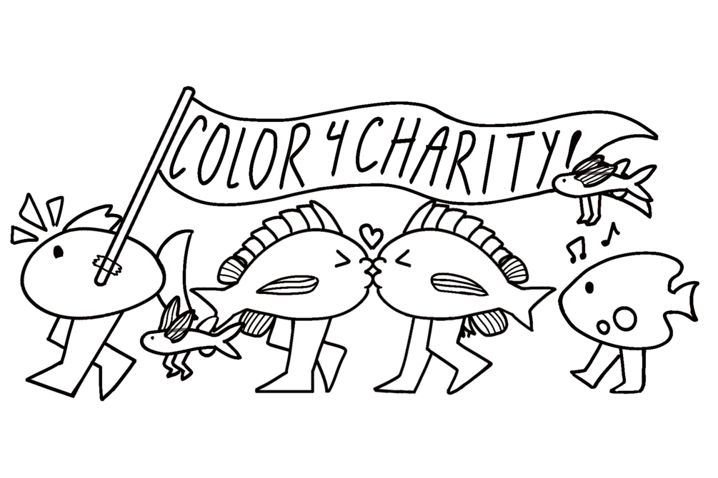 Color For Charity Fish Parade