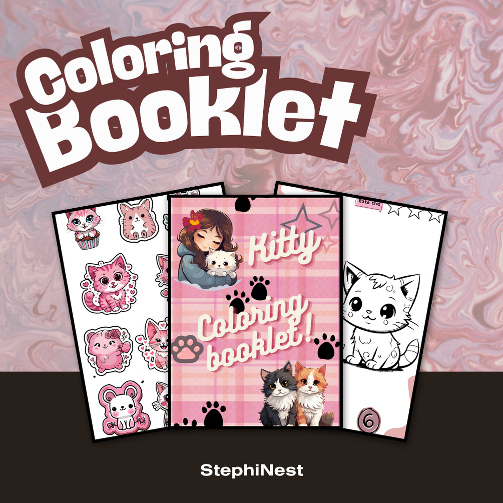 Kitty Coloring Booklet