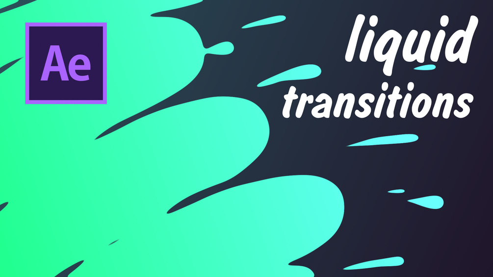 Liquid Transitions After Effects Project File