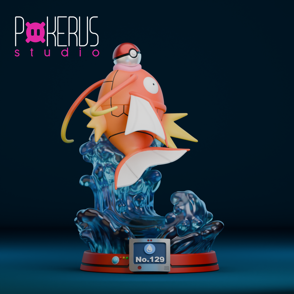 Magikarp Statue - Mythic Tier - STL model for 3D printing