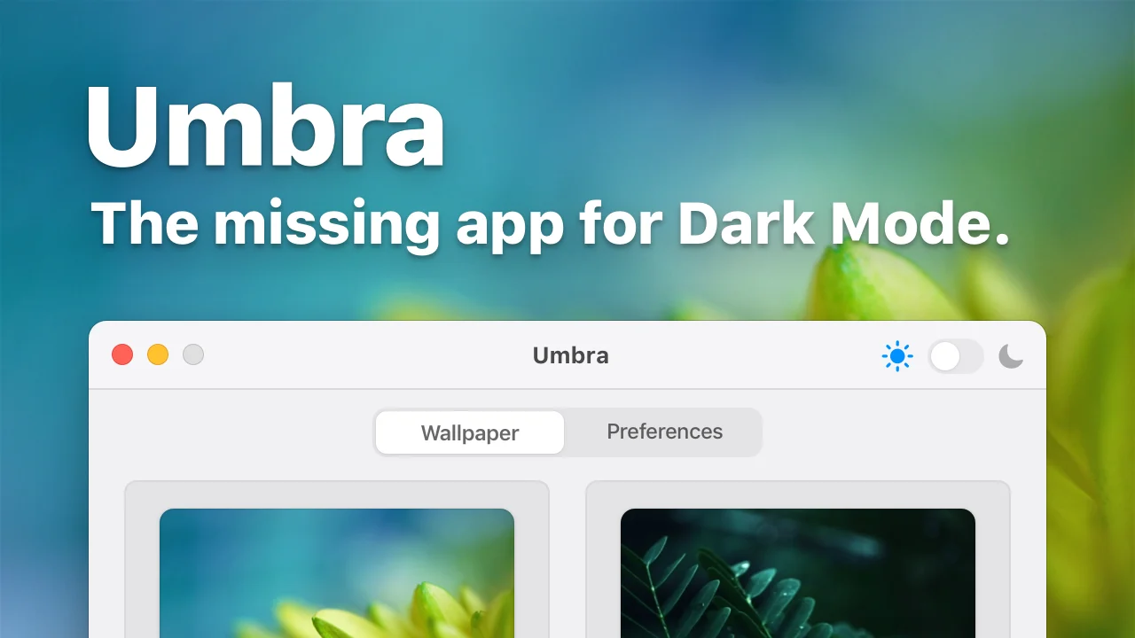 Set wallpapers from Unsplash - Umbra