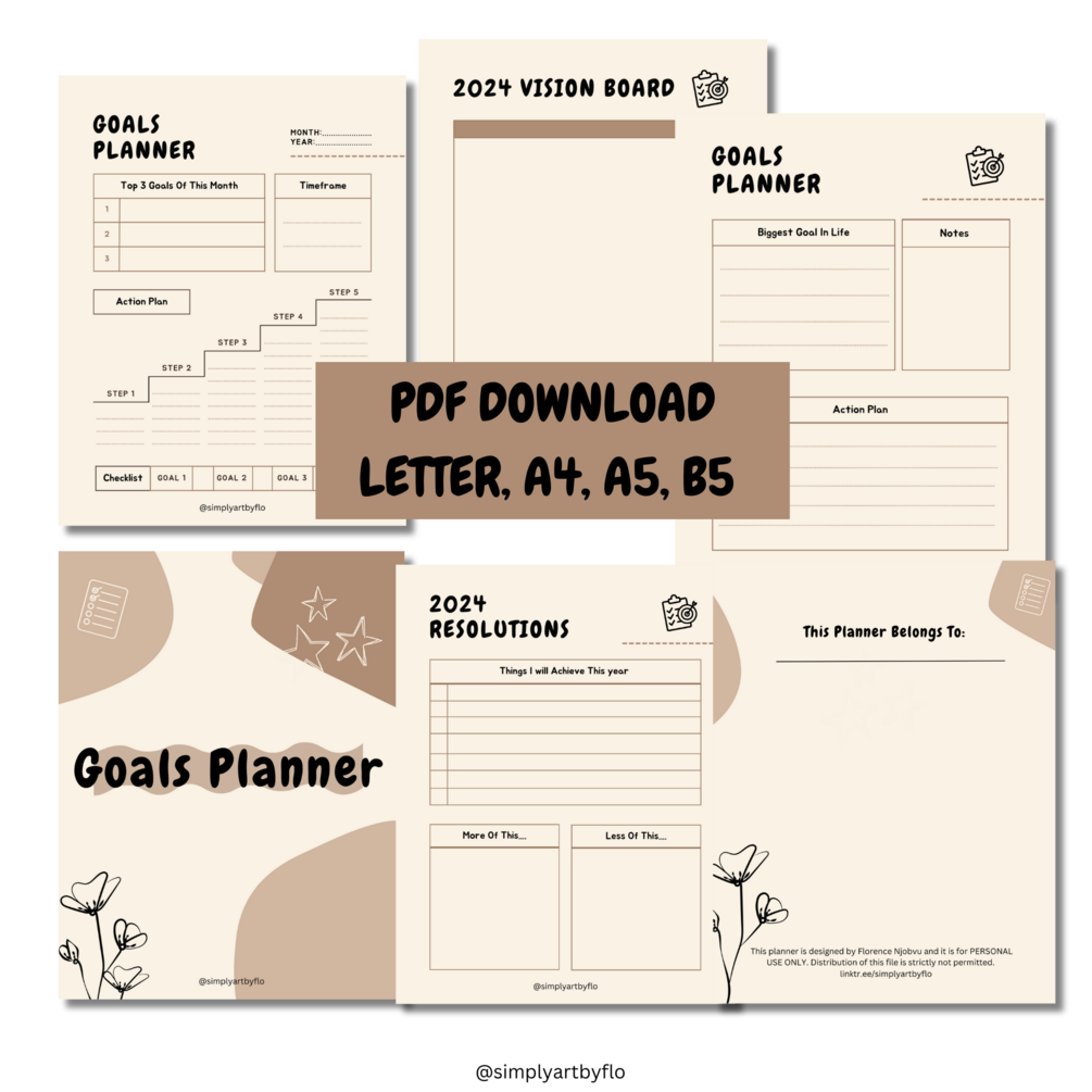 No Limits Goals Planner