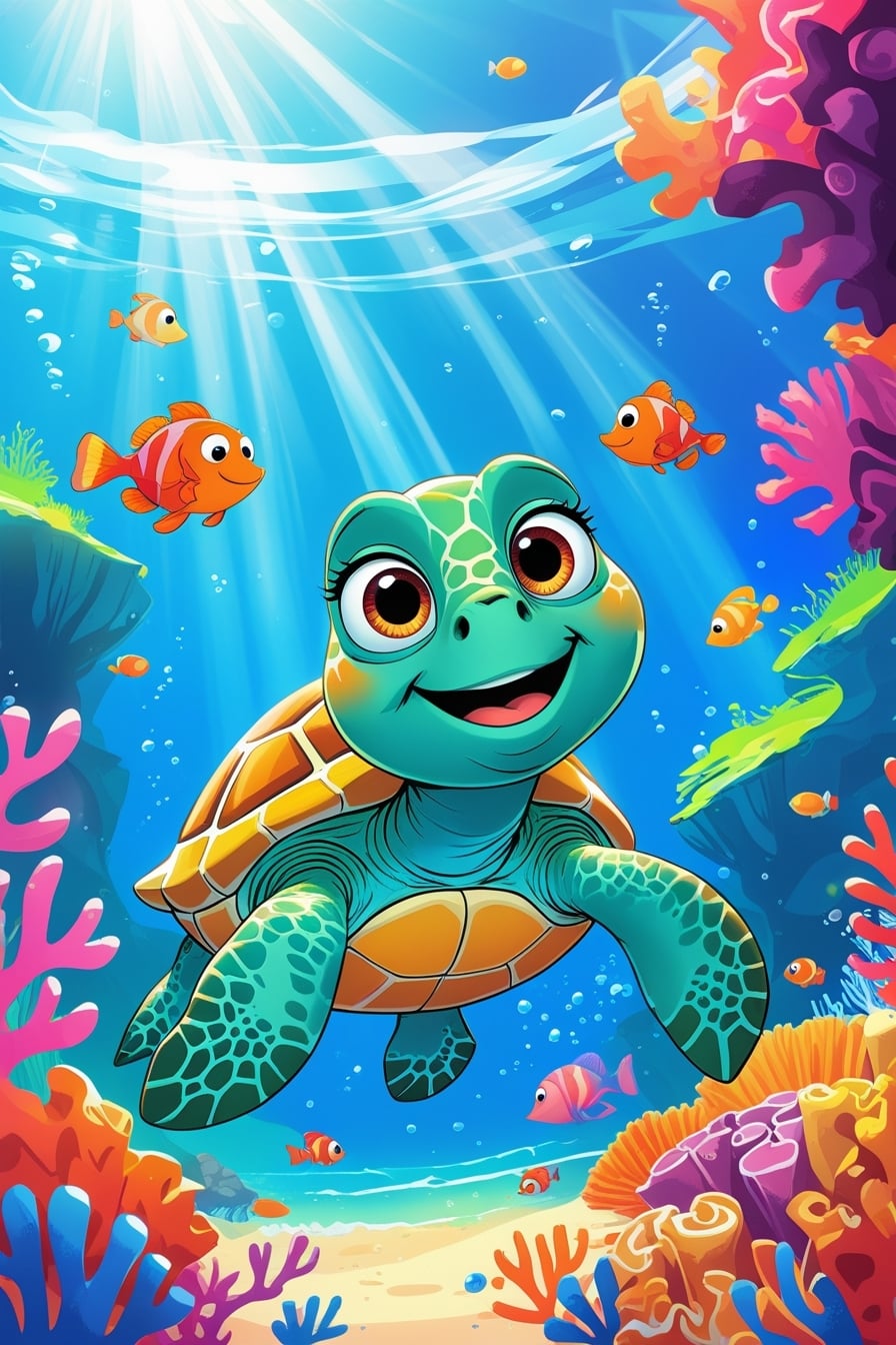 Shelly the Sea Turtle: A Sparkling Ocean Adventure