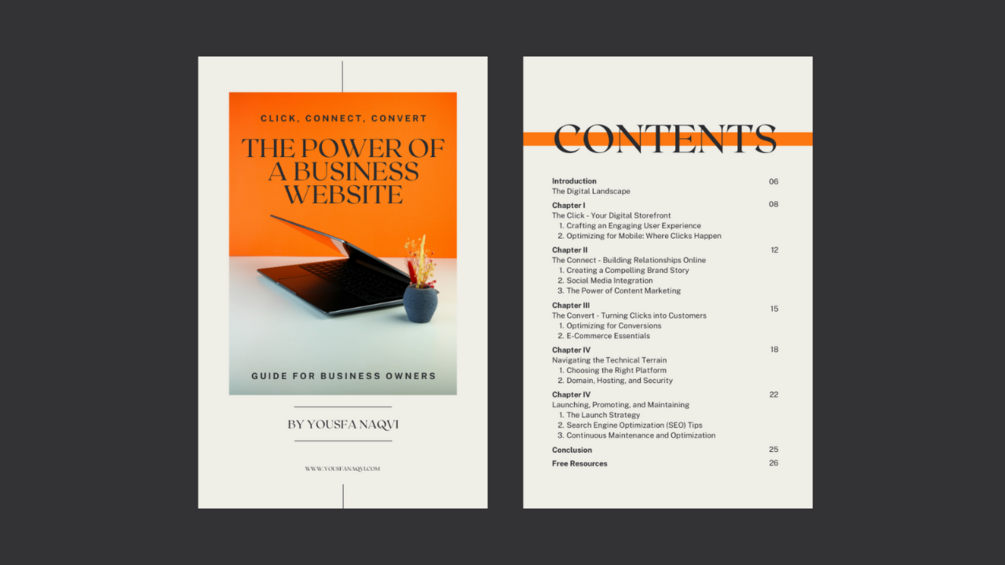 The Power of a Business Website - Step by Step Guide