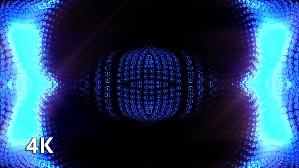 Blue Flow - 4K Abstract VJ Loop Footage 0001