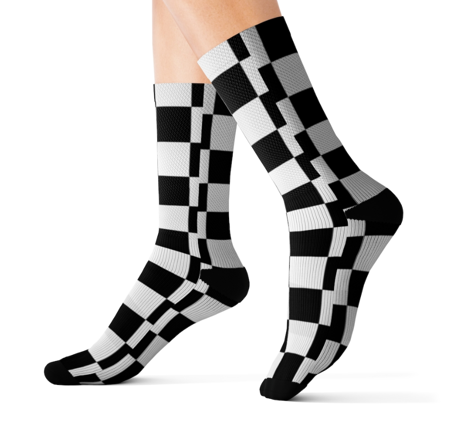 Checkerboard Socks