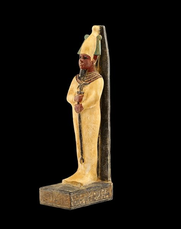 Statue Osiris Large stela Relief Heavy Limestone Hand Painted pharaonic ...