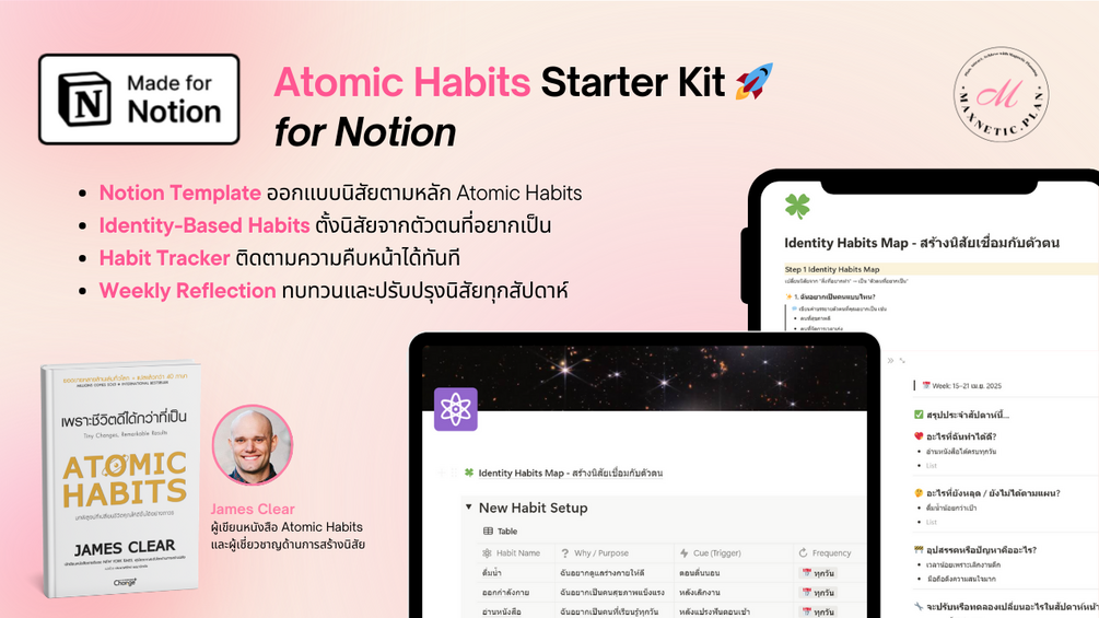 🌟 Atomic Habits Starter Kit for Notion