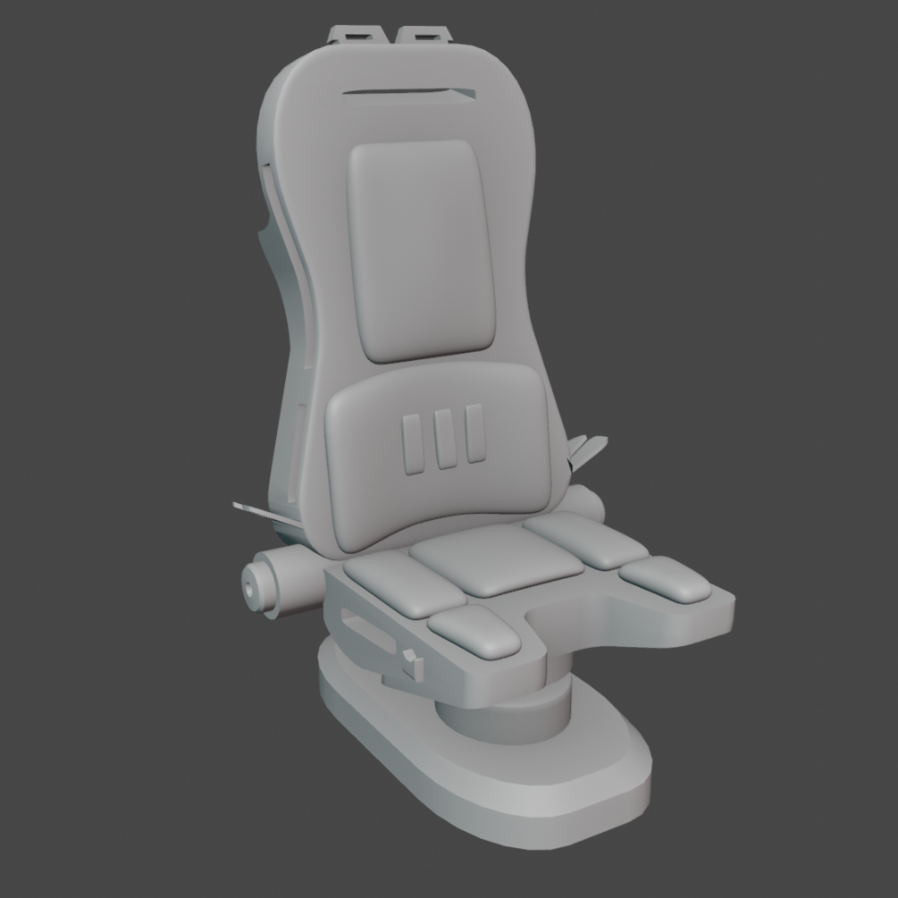 Pilot Seat - 3D Model