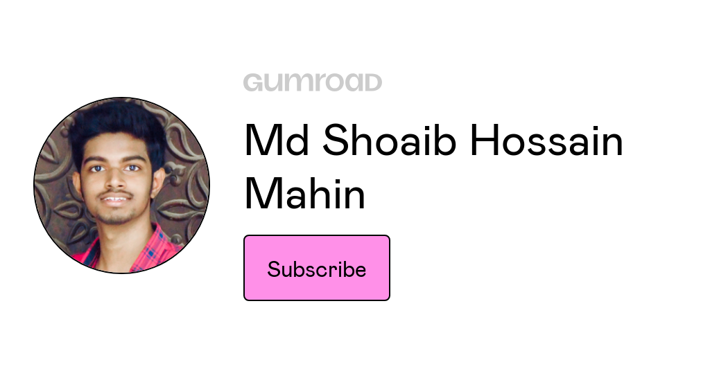 Md Shoaib Hossain Mahin