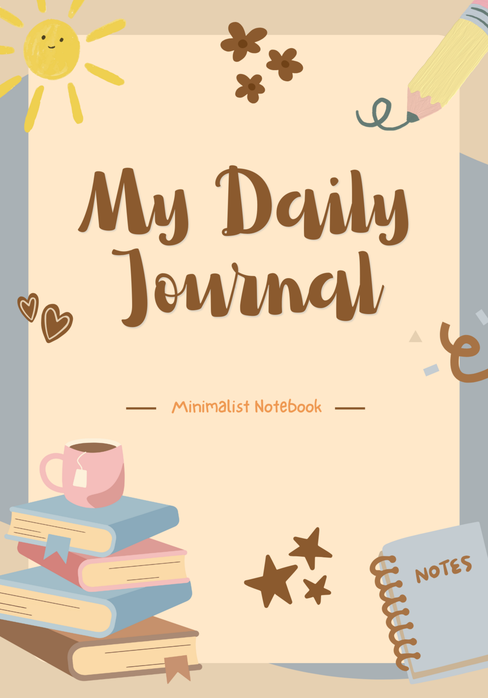 "Minimalist Digital Journal | 120-Page Aesthetic Planner | Printable ...