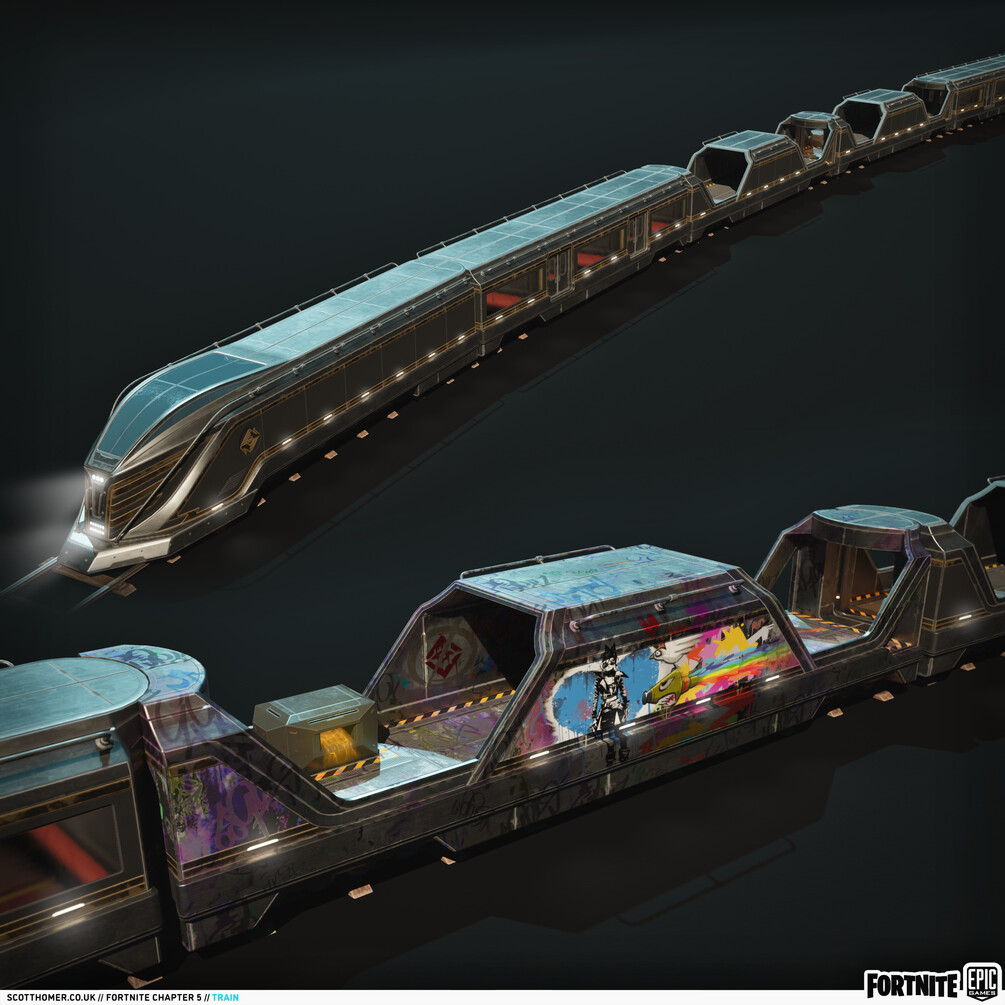 FORTNITE CHAPTER 5 SEASON 1 TRANSIT TRAIN