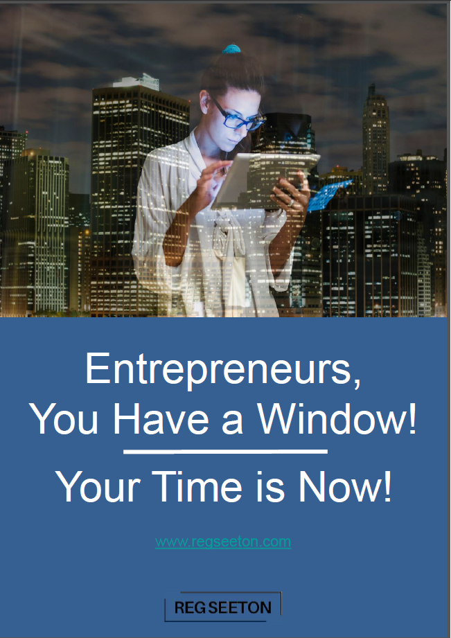 Entrepreneurs You Have a Window! Your Time is Now!