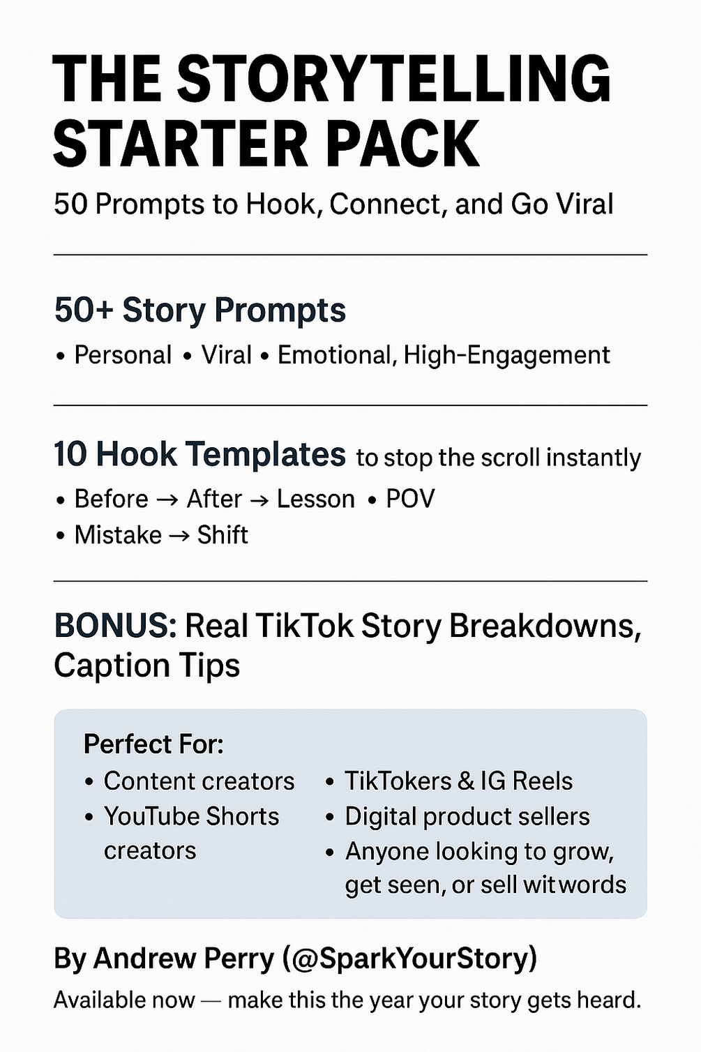 The Storytelling Starter Pack