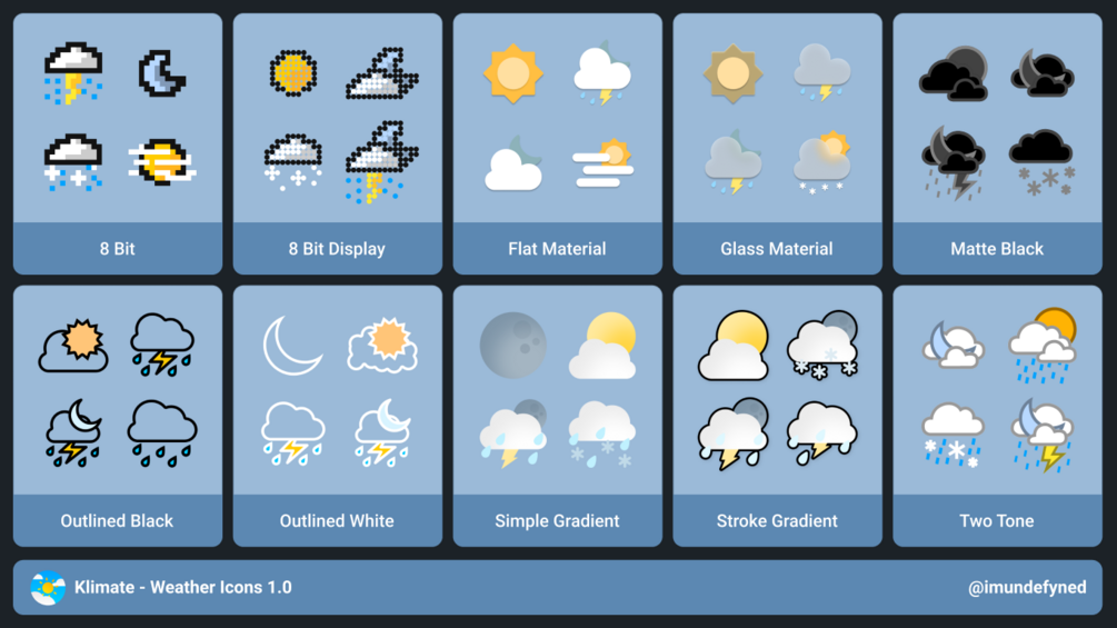 Klimate - Weather Icons