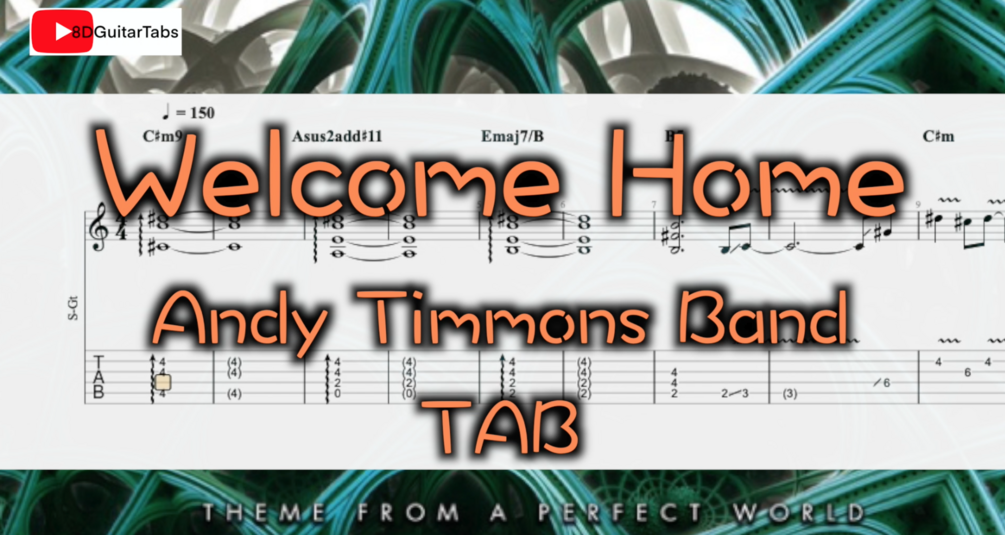 Welcome Home - Andy Timmons Band Guitar Tab