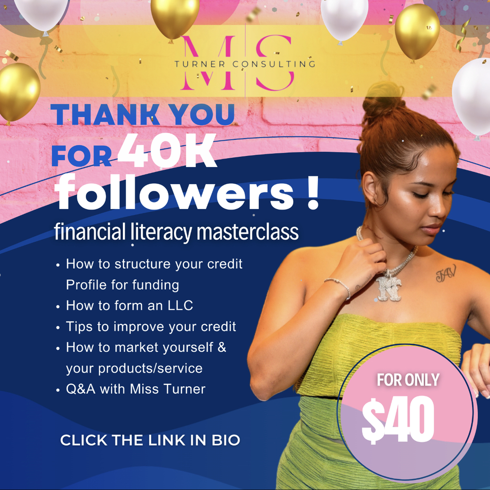 40k Financial Literacy Masterclass!