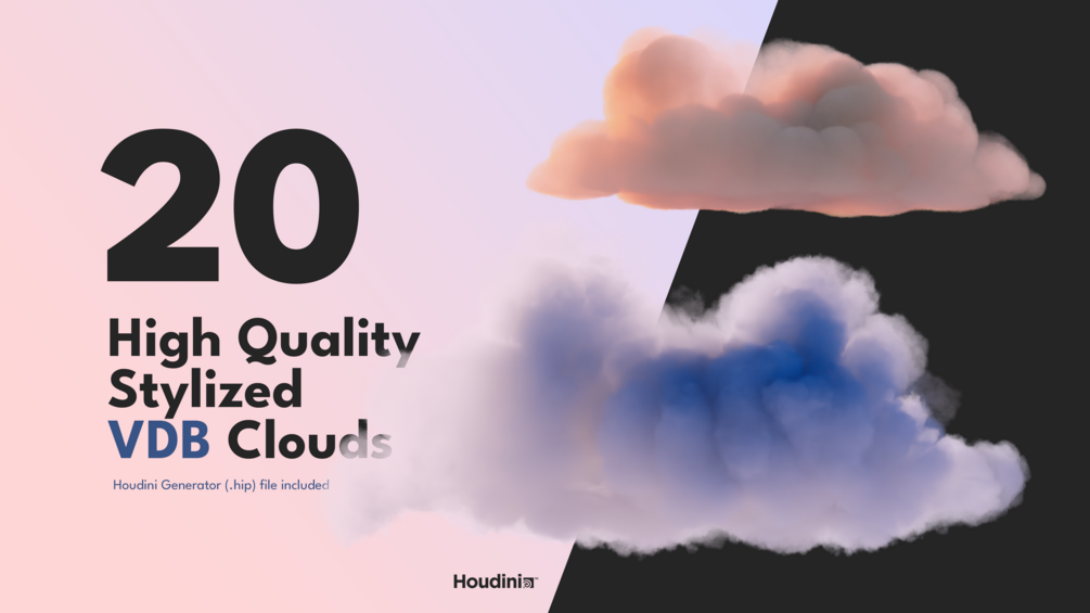 Stylized VDB Clouds Pack Vol-1