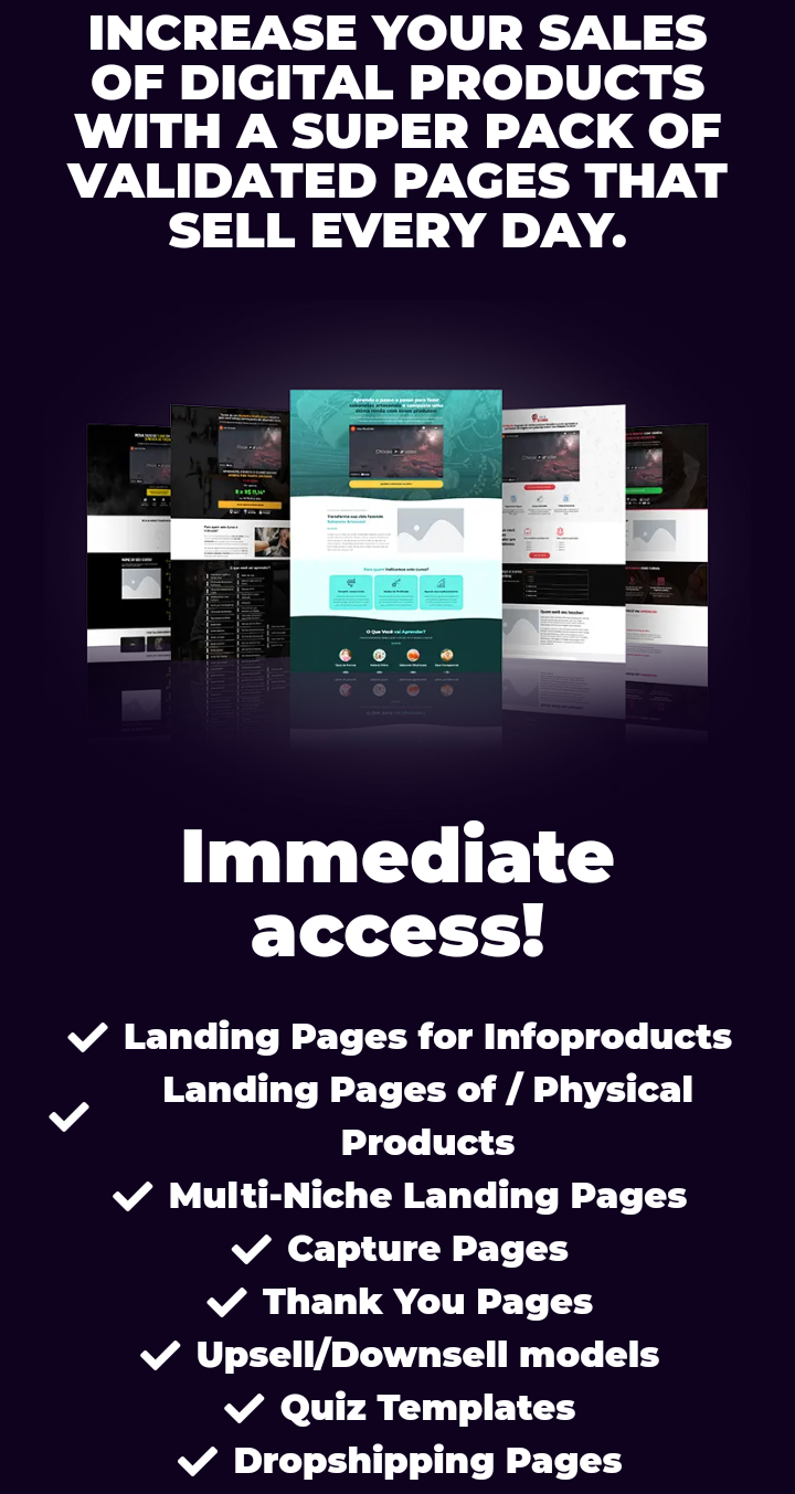 5 FREE EDITABLE LANDING PAGES AND SALES PAGES IN ELEMENTOR