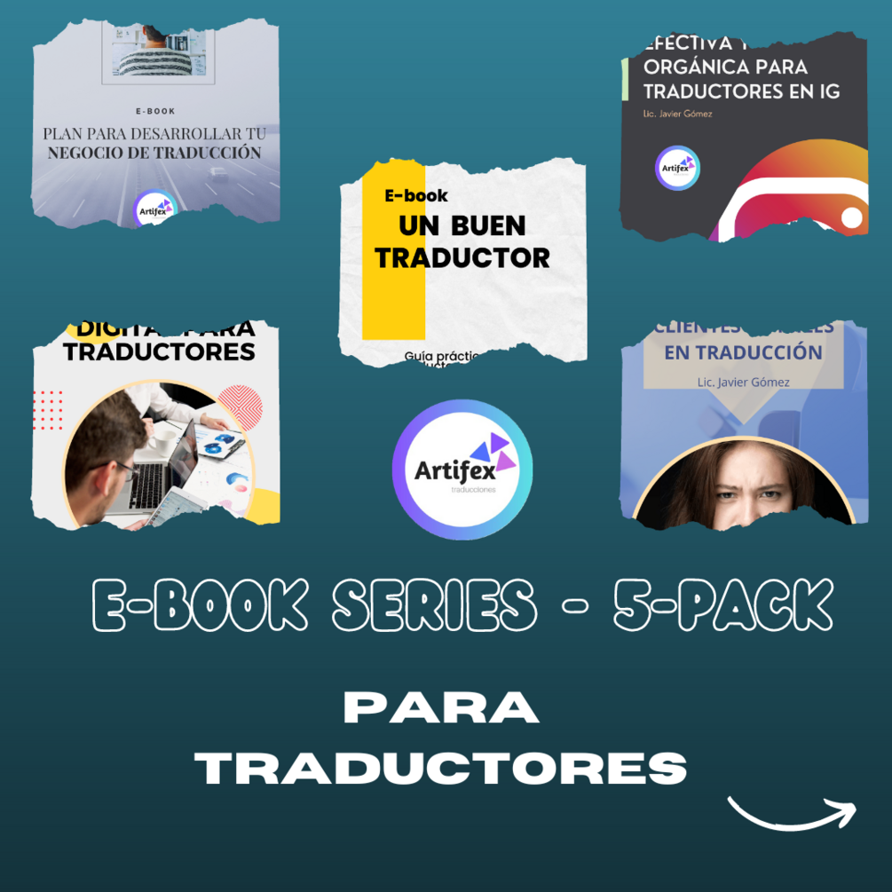 5-pack E-book series on How to Become an Effective Translator (Spanish ...