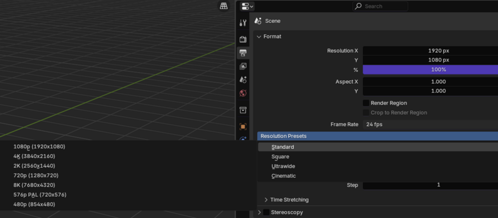 QuickRes - Resolution Presets
