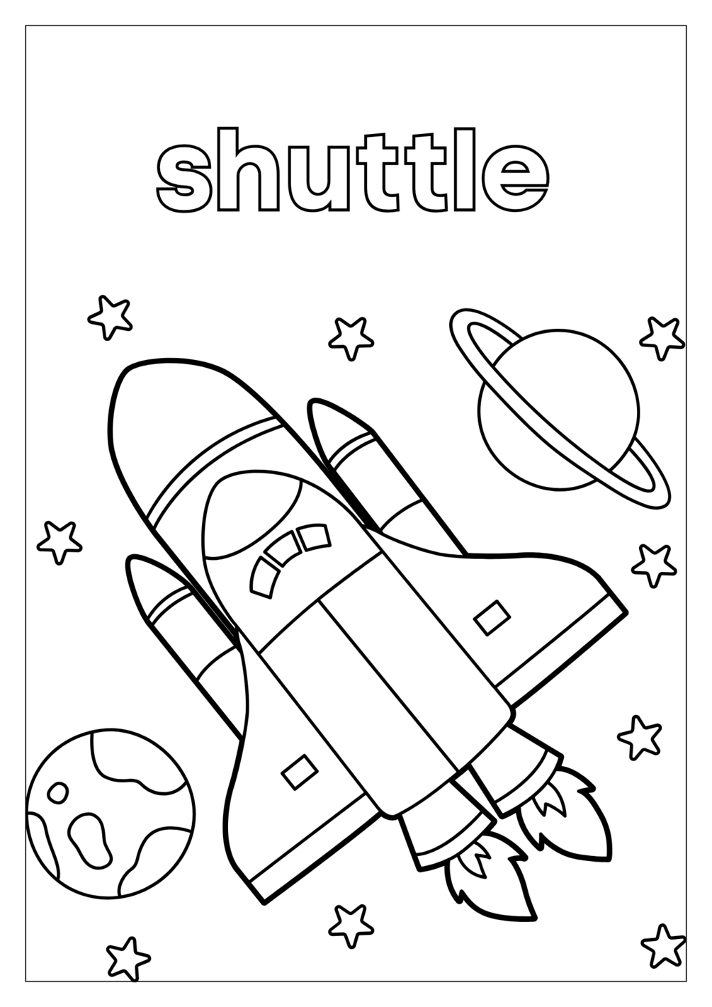 Vehicle Coloring Book for Kids – 24 Fun Pages!