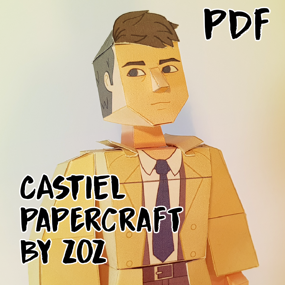 Castiel Paper-craft