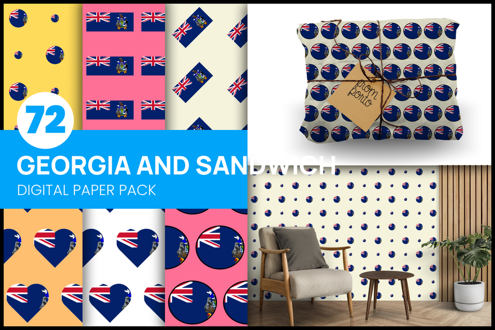 Georgia and Sandwich Seamless Patterns