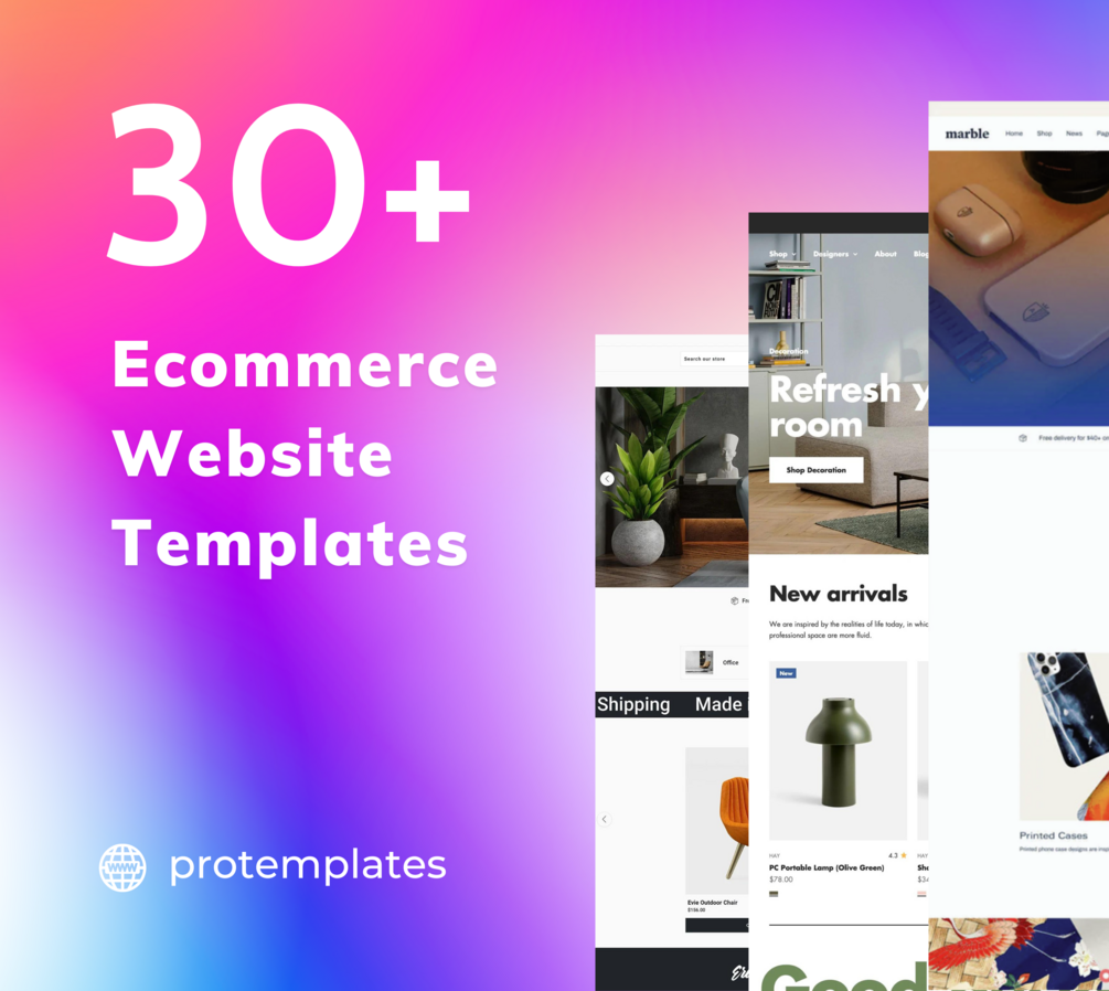 30+ Ecommerce Website Theme for High Conversion