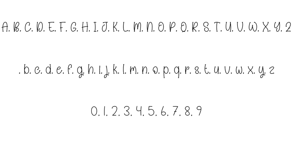 Happy Trace Font