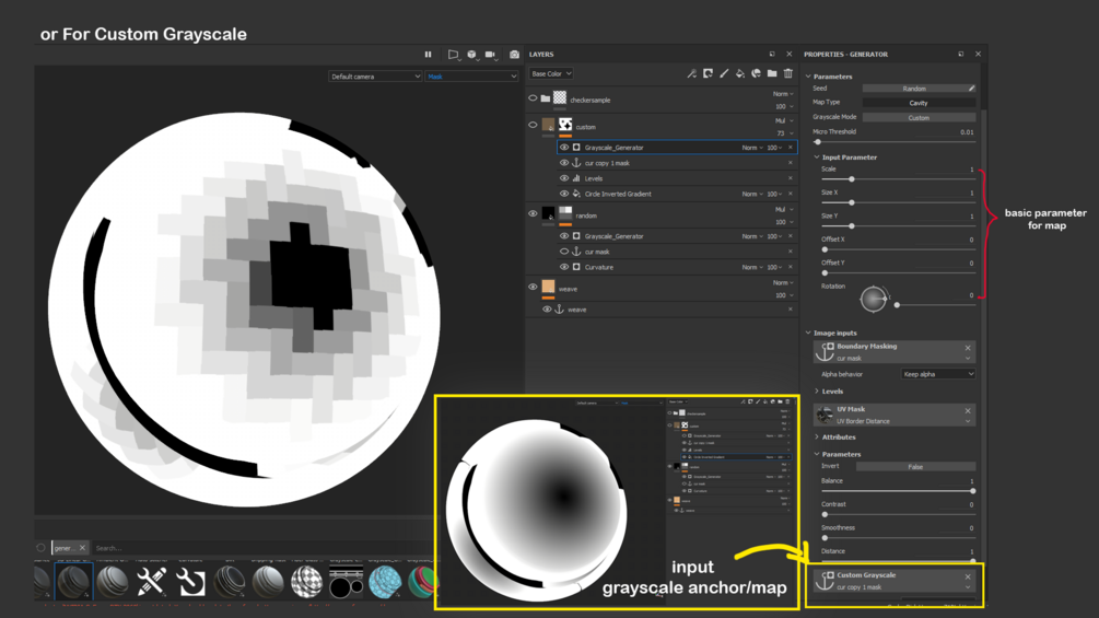 Grayscale Generator Tool for Substance Painter (SBSAR)