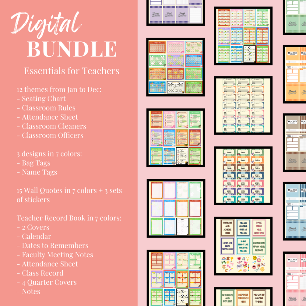 Digital Bundle: Essentials for Teachers