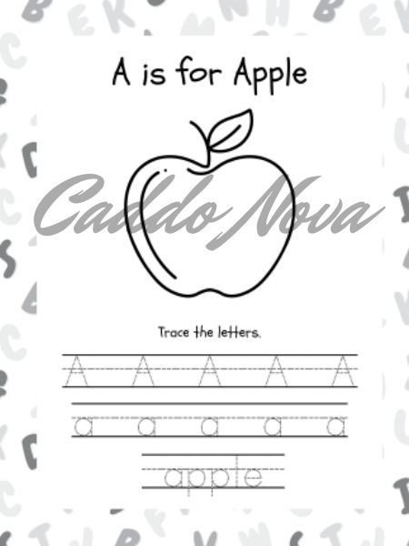 ABC Trace and Learn Workbook for Preschoolers